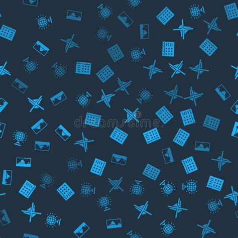 Set Disco Ball Drum Machine Speaker Mute And Music Wave Equalizer On Seamless Pattern Vector