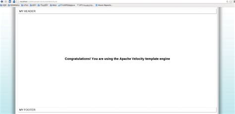 how to configure apache velocity template engine giuseppe urso blog