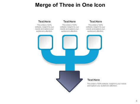 Version Control Merge Arrows Different Processes Ppt Powerpoint