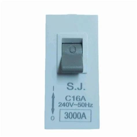 Sj 16a Single Pole Modular Mcb At ₹ 70 Piece Miniature Circuit Breaker In Mumbai Id