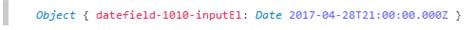 Javascript Form Returns Incorrect Value Of A Datefield In ExtJS 6 Stack Overflow