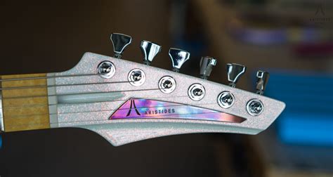 060 Arctic Sunset Sparkle Aristides Guitars