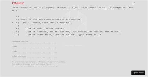 React Closeable Tabs Examples Codesandbox