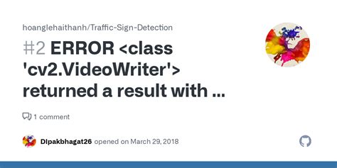ERROR Returned A Result With An Error Set Issue Hoanglehaithanh Traffic Sign Detection