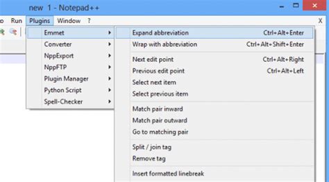 Zen Coding Emmet In Notepad For Better And Quick Web Development
