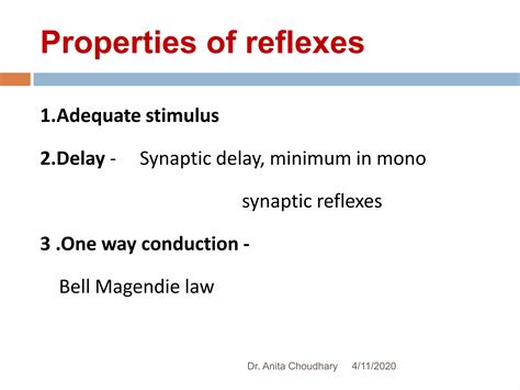 Reflex Physiology Pptx