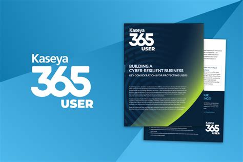 Building A Cyber Resilient Business Kaseya