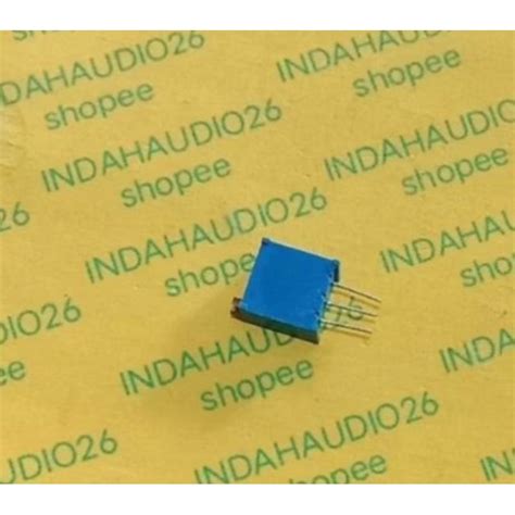Jual 103 Multiturn 3296w 10000 Ohm 10 Kilo Ohm Trimpot 10k Vr Variable Resistor Warna Biru