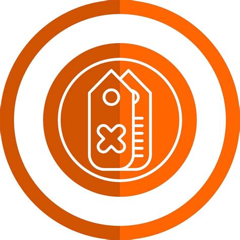 Tag Glyph Orange Circle Icon 42781628 Vector Art At Vecteezy