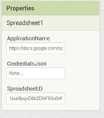 Spreadsheet Google MIT App Inventor Help MIT App Inventor Community