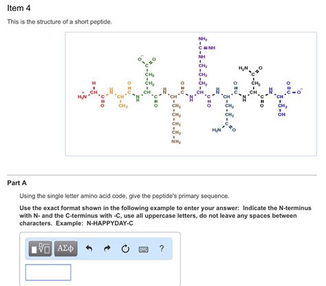 solved this is the structure of a short peptide using the