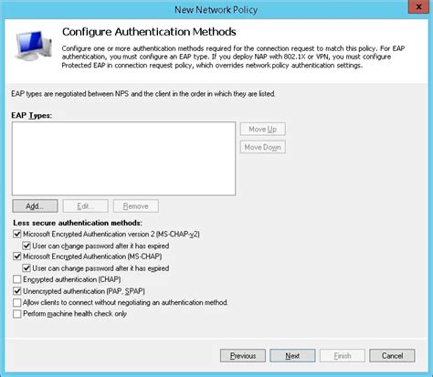 RADIUS Authentication Windows Server
