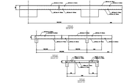 Steel Bar Detail Drawing Specified In This Autocad File Download The Auto Cad 2d Dwg File Now