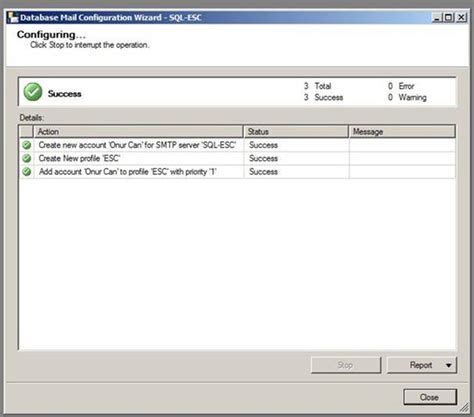 Sql Server 2008 R2 Database Mail Özelliği