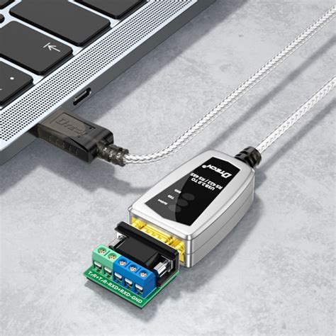 Dtech Dt 5119 0 5m Usb เป็น Rs485 422 ตัวแปลงอุตสาหกรรมอะแดปเตอร์การสื่อสารสายอนุกรม