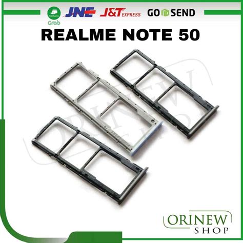Jual Simtray Sim Tray Slot Sim Card Simlock Realme Note Shopee Indonesia
