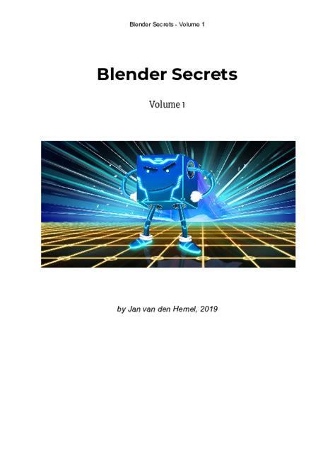 blender secrets vol 1 blender 2 8 pdfcoffee