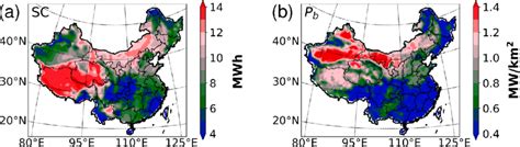The Spatial Distribution Of The Storage Capacity Sc For Each Turbine