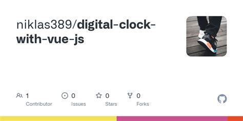 GitHub Niklas Digital Clock With Vue Js