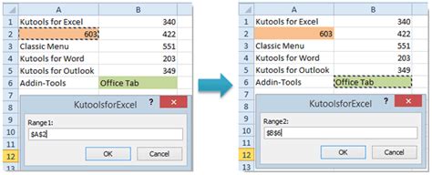 Excel Quick Way To Swap Two Cells - Just For Guide