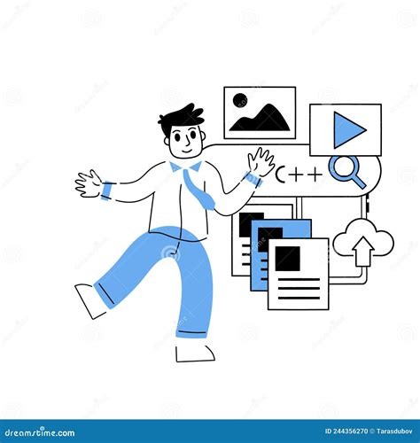 Programmer Works With Code And Interface Of Application And Website