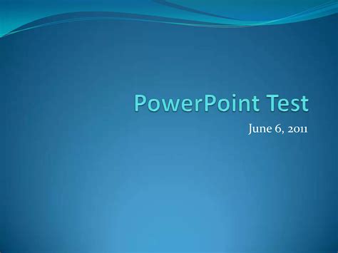 Power Point Test Pptx