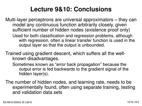 PPT Lecture Multi Layer Perceptrons PowerPoint Presentation ID