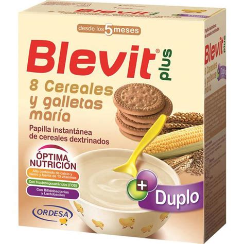 Ordesa Blevit Papilla Plus Instant Duplo Of 8 Cereals Galleta Maria Jag Couture Beauty