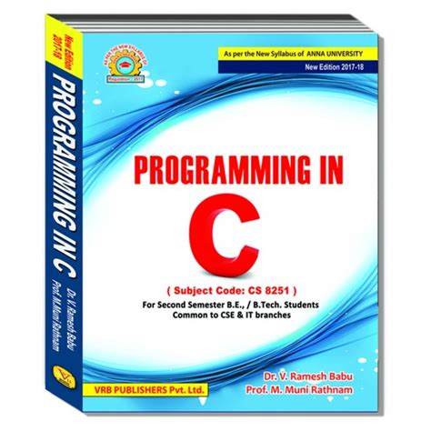 Pdf Cs8251 Programming In C Lecture Notes Books Important 2 Marks