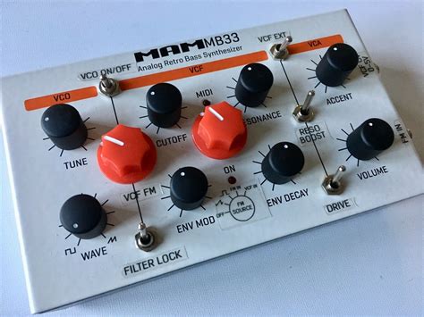 Matrixsynth Mam Mb33 Synthesizer 303 Synth Circuit Bent