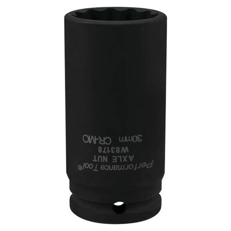 Performance Tool 30mm 12pt Axle Nut Socket Crmo Hnt Tools