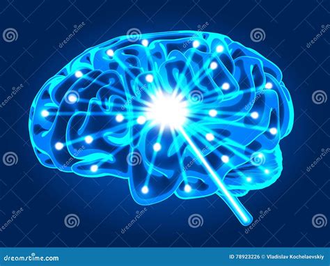 Abstract Brain Activity Stock Illustration Illustration Of Neurons 78923226
