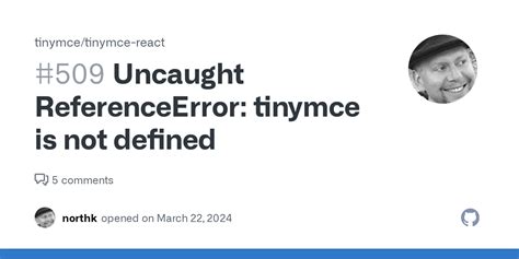 Uncaught Referenceerror Tinymce Is Not Defined · Issue 509 · Tinymcetinymce React · Github