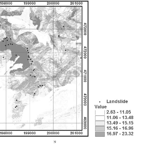 Landslide Susceptibility Maps By Frequency Ratio Model Download