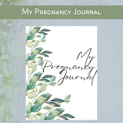 Pregnancy Journal Pregnancy Log Pregnancy Journal For Moms Etsy