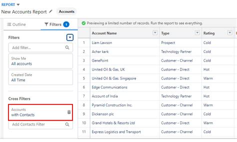How To Add Cross Filters In Salesforce Report