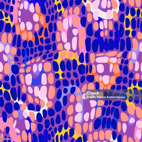 다른 타원형 모양으로 만든 기하학적 배경 타일 패턴 평평한 둥근 요소 포장 셀 텍스처와 원활한 디자인 양식에 일치시키는 예술적