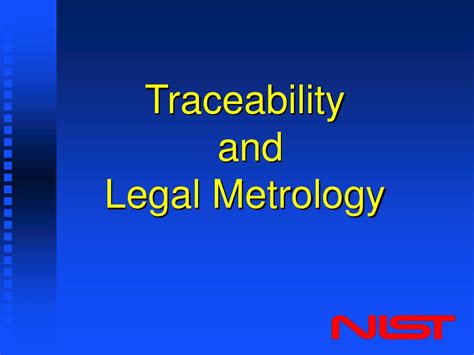 Ppt Traceability And Legal Metrology Powerpoint Presentation Free Download Id451124 Ppt Traceability And Legal Metrology Powerpoint Presentation Free Download Id451124