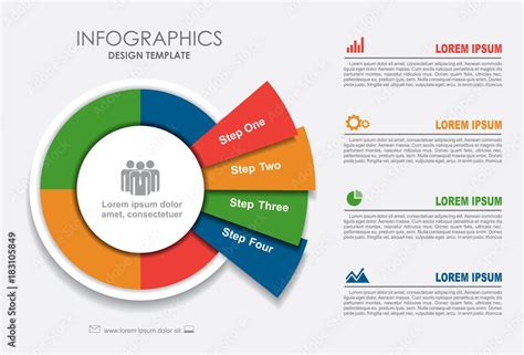 Infographic Template Can Be Used For Workflow Layout Diagram Business Step Options Banner