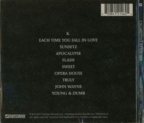 Cigarettes After Sex Cigarettes After Sex Cd დისკი Retromania რეტრომანია