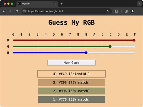 GitHub Susam Myrgb A Simple RGB Colour Guessing Game