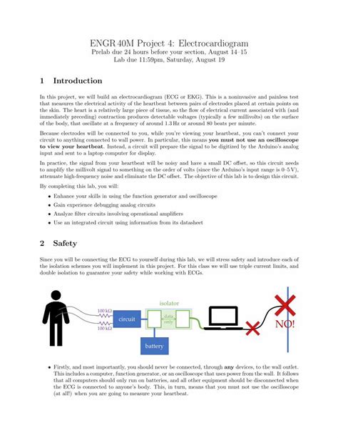 Pdf Engr40m Project 4 Electrocardiogram · 2017 08 10 · Engr40m