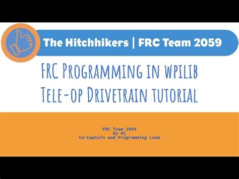 FRC Java Command Based WPILib Programming Tutorial Episode 2