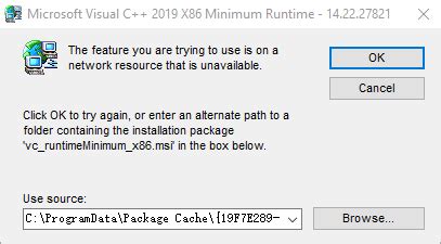 Windows I Can T Install ANY Microsoft Visual C Packages After Deleted C ProgramData