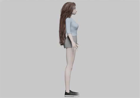 3d Model Pretty Cute Girl V37463 Turbosquid 2263613