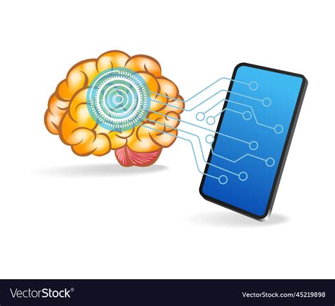 Flat Isometric 3d Of Artificial Intelligence Vector Image