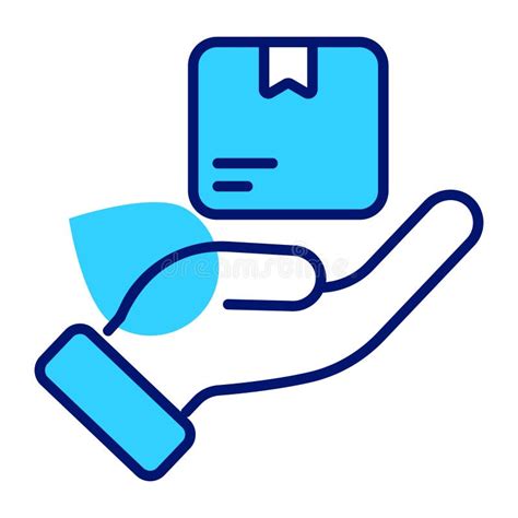 Hand With Package Depict The Delivery Service Icon For Premium Use Stock Vector Illustration