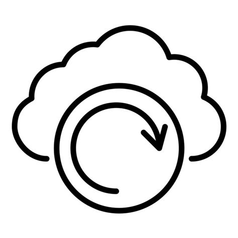 Premium Vector Cloud Backup Vector Illustration Style