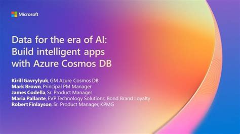 Data For Ai With Azure Cosmosdb Jay Gordon Posted On The Topic Linkedin