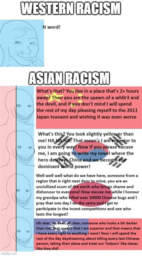Asian Racism Is Some Next Level Stuff Rpoliticalcompassmemes
